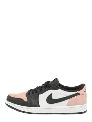 Nike Air Jordan 1 Low Og Lace-up Leather Sneakers - Pink