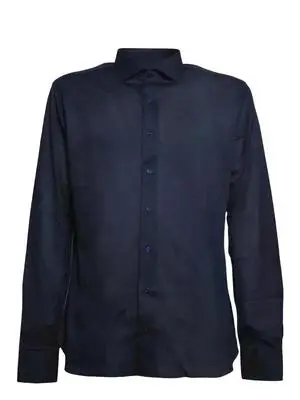 BORRIELLO NAPOLI Long-sleeve Shirt - Blue
