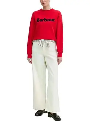 Barbour Hartland Sweatshirt - Red
