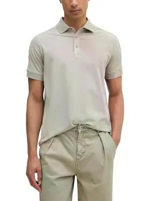 Karl Lagerfeld Logo-tape Polo Shirt - Grey