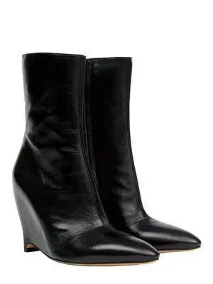 MAISON MARGIELA Wedge-heel Ankle Boots - Black