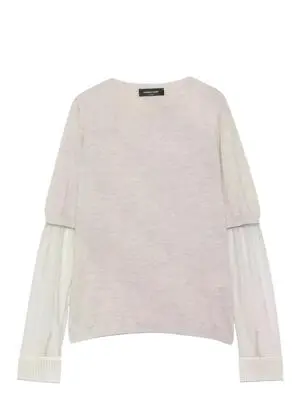 Fabiana Filippi Sheer-panel Top - Neutrals
