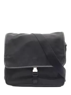 Prada 2000s Buckle-fastening Messenger Bag - Black