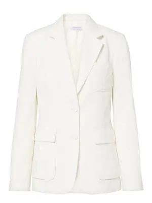 Gabriela Hearst Louisa Cotton Corduroy Blazer - White