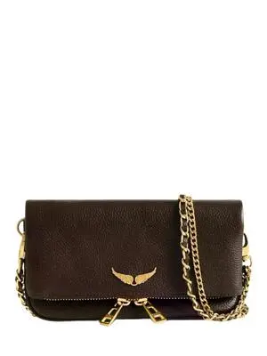 Zadig&Voltaire Mini Rock Nano Clutch Bag - Brown