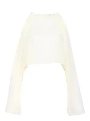 Patrizia Pepe Halterneck Cape Scarf - Neutrals