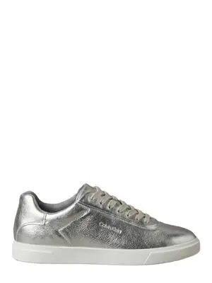 Calvin Klein Tone Logo Print Sneakers - Silver