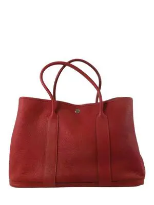 Hermès Pm Garden Party Leather Tote Bag - Red