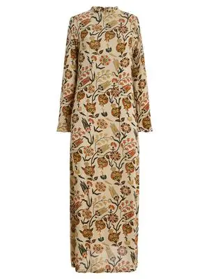 ALL THAT REMAINS Daphne Long Sleeve Printed Dress - Multi