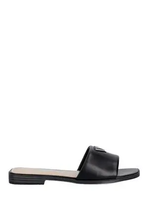 Guess Ramlan Logo-plaque Slides - Black