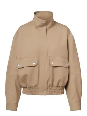 Proenza Schouler Aviva Wool-blend Gabardine Jacket - Green