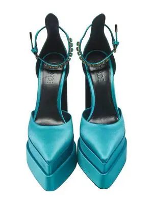 Versace Platform Pumps - Blue