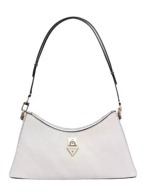 Guess Patsie Logo-plaque Tote Bag - White
