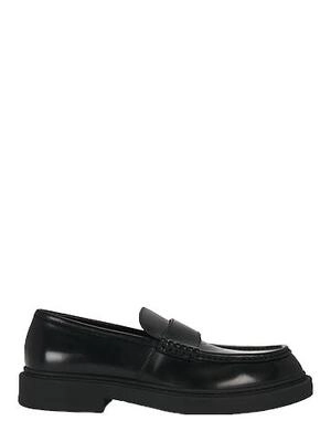 JIL SANDER Leather Loafers - Black