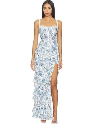 V. CHAPMAN Cassia Dress In . Also - Blue