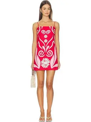 CALA DE LA CRUZ Ancona Dress - Red