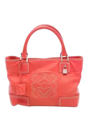 Loewe Amazona Fusta Handbag - Red