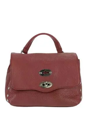 ZANELLATO Baby Postina® Cross Body Bag With Stud Embellishments - Red