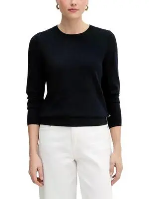 Barbour Crew Neck Long Sleeve Sweater - Blue