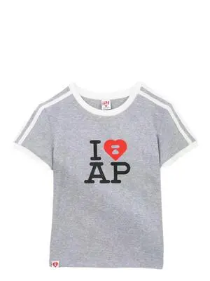 AAPE BY *A BATHING APE Apee™ A Bathing Ape® Printed T-shirt - Grey