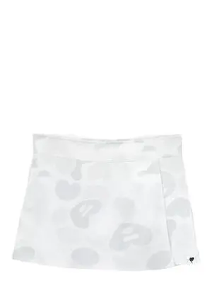 AAPE BY *A BATHING APE Camouflage Print Skort - Grey