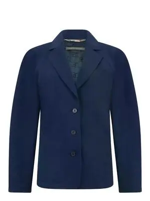 Alberta Ferretti Notched-collar Button-up Jacket - Blue