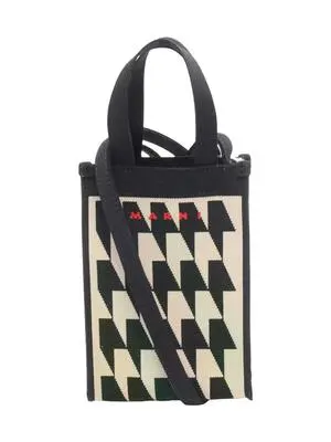 MARNI Marni Nano Shopping Knitted Tote Bag