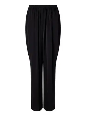 Alaïa Striped Cady Straight-leg Pants - Black
