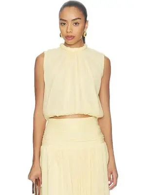 CAMILA COELHO Leora Top - Yellow