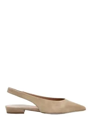 NOTABENE Gisella Square-toe Ballet Flats - Neutrals