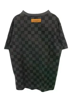 LOUIS VUITTON 2010s Damier Short-sleeve T-shirt - Grey