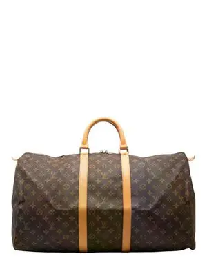 LOUIS VUITTON Louis Vuitton Monogram Keepall 55 Travel Bag