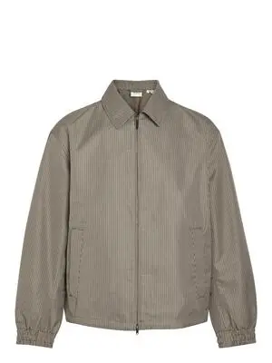 LES DEUX Checked Woven Jacket - Beige