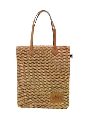 AAPE BY *A BATHING APE Apee™ A Bathing Ape® Logo Patch Tote Bag - Neutrals