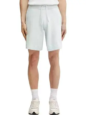 Filling Pieces Resort Checkerboard-knit Drawstring Shorts - Blue
