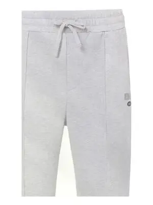 Iceberg Drawstring-waist Logo-print Track Pants - Grey