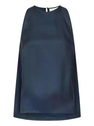 Loulou De Saison Silk Twill Cami Top - Blue