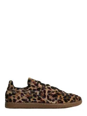 Dolce & Gabbana X Diadora Calfskin Leopard Print Sneakers - Neutrals
