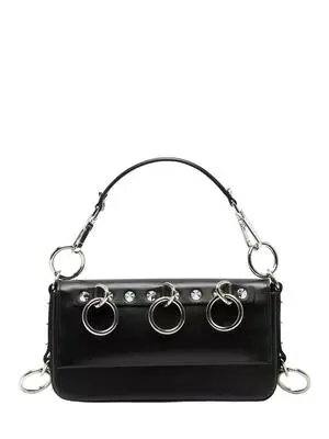 R13 Vivienne Shoulder Bag With Embellishments - Black