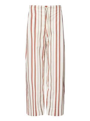 SIR. Alva Wide-leg Striped Cotton Trousers - Laila Stripe