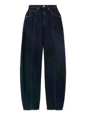 RE/DONE High-rise Wide-leg Jeans - Blue