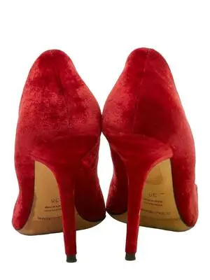 Dolce & Gabbana Taormina Crystal-embellished Heeled Pumps - Red