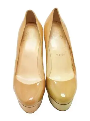 CHRISTIAN LOUBOUTIN Bianca Platform Pumps - Neutrals