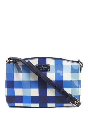 Kate Spade New York Millie Gingham Crossbody Bag - Blue