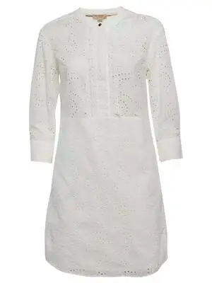 Burberry Daniela Long-sleeve Mini Dress - White