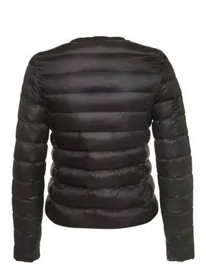 Moncler Cristalline Quilted Jacket With Crystal Embellishment - Black