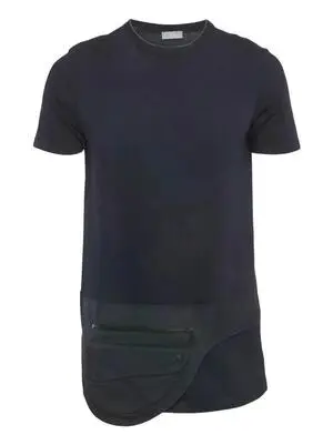 Dior Saddle Zip-pocket T-shirt - Blue