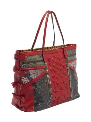 Valentino Garavani Embellished Tote Bag - Red