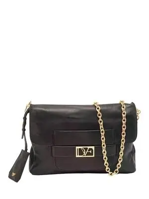 Diane Von Furstenberg Mimosa Chain Shoulder Bag - Black