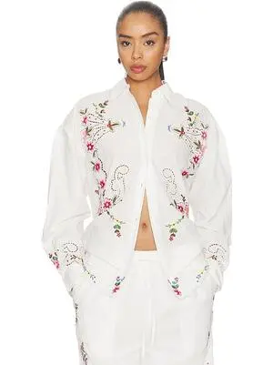 Essentiel Antwerp Jayme Embroidered Shirt - Multi